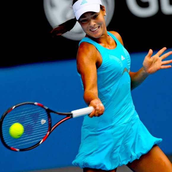 adidas | Dresses | Ava Ivanovic Adidas Aquaturquoise Tennis Dress Size Medium | Poshmark